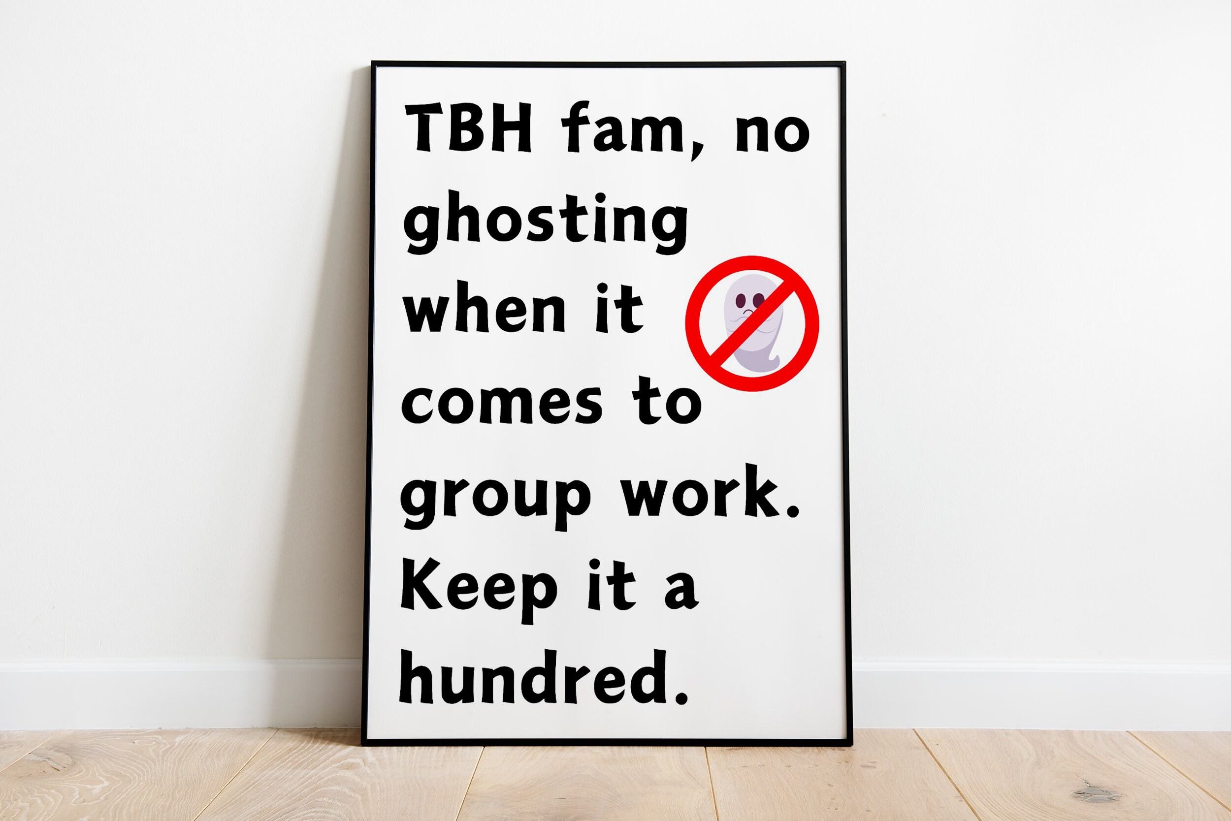 Funny Classroom Rules Printable Poster for High School Decor, Students ...