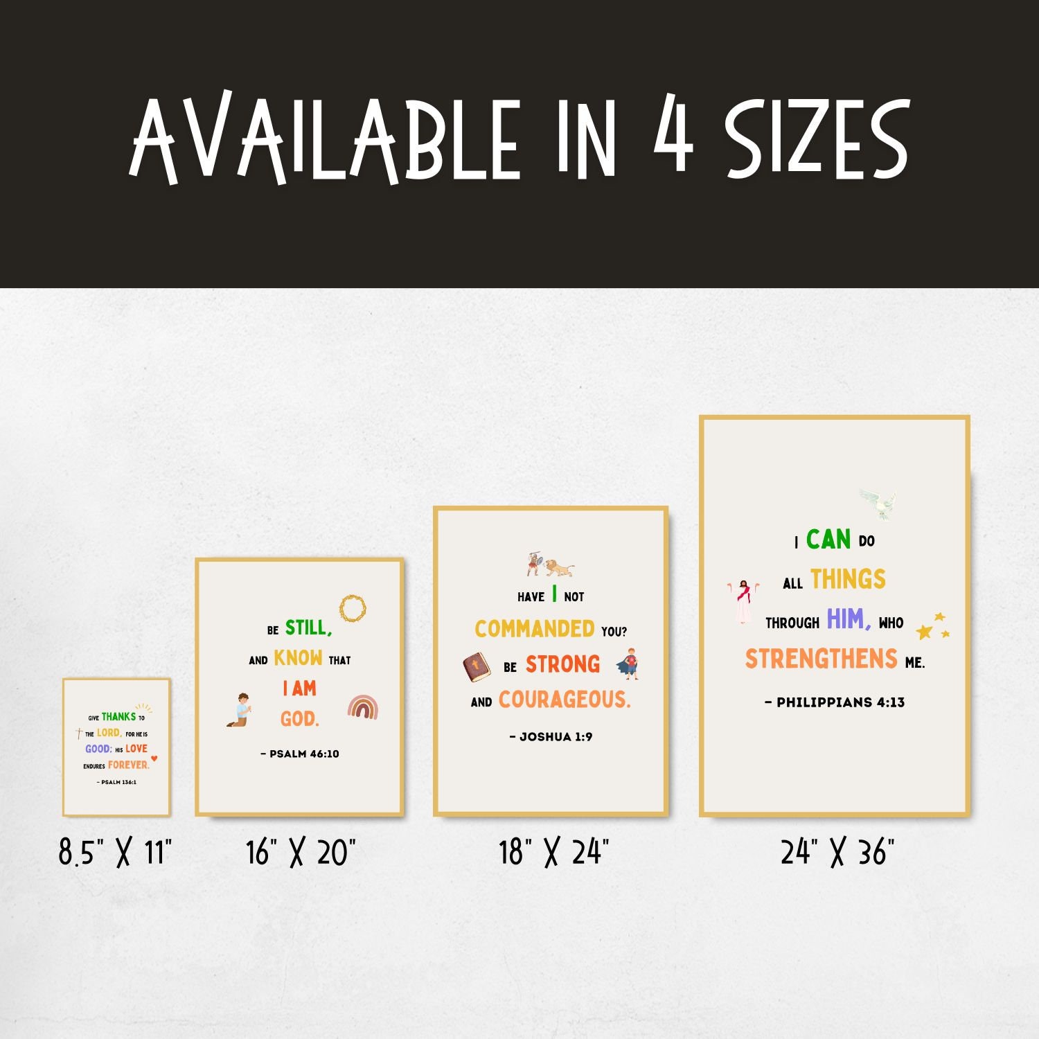 Bible Verse Posters for Classroom Decor, Religious Classroom Posters ...