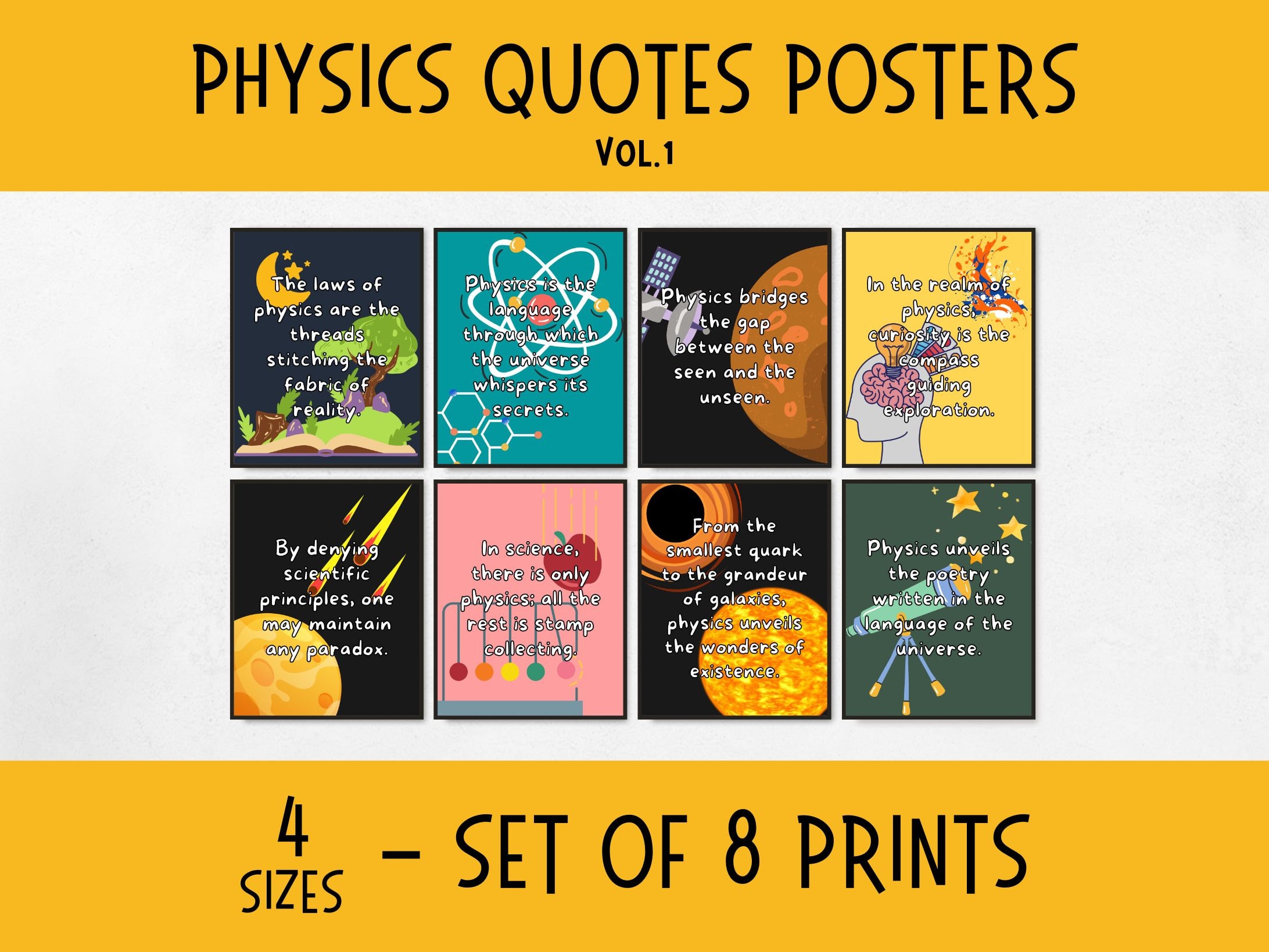 Physics Classroom Quotes Amazon.com: Generic Scientist Quote Posters