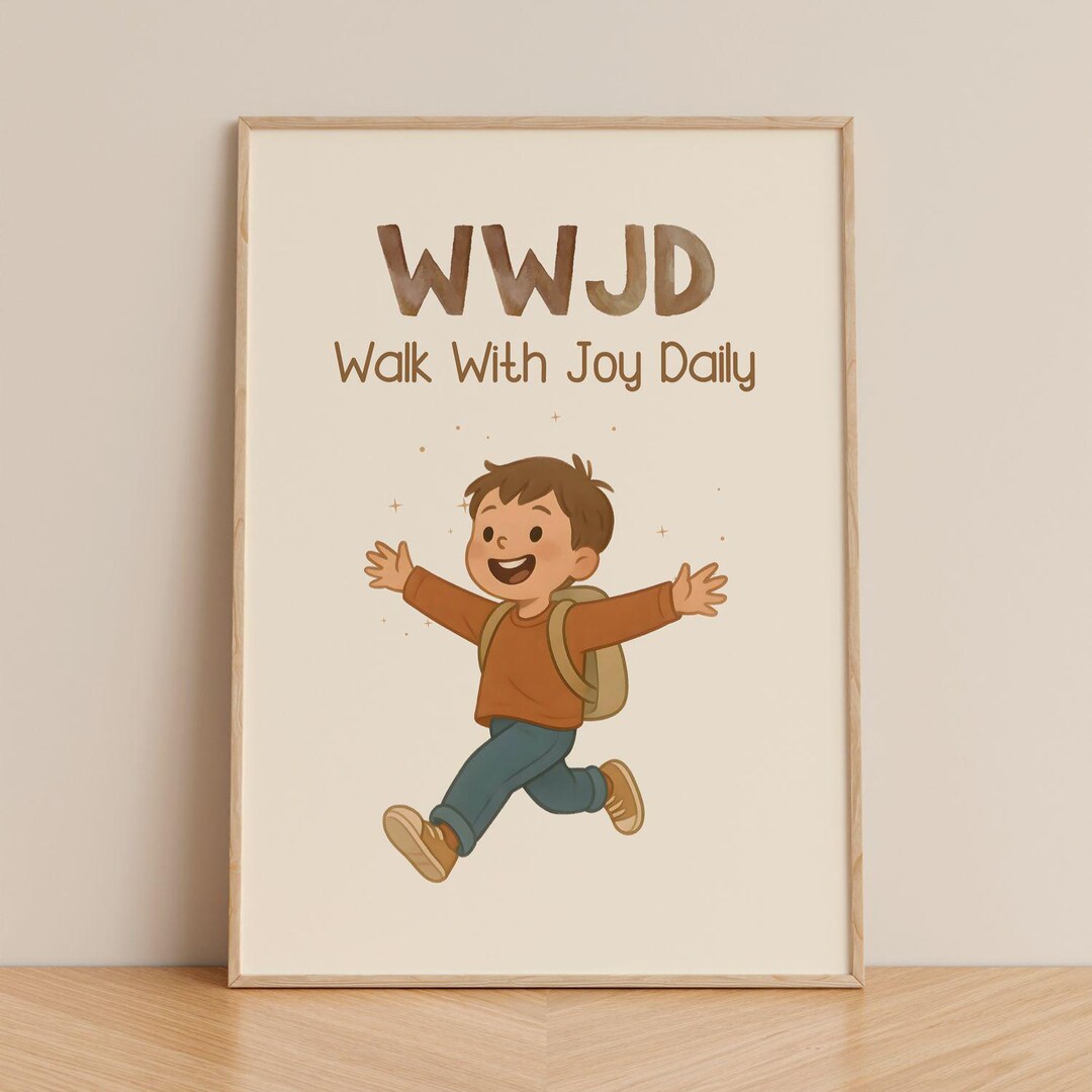WWJD Poster for Kids, Preschool Classroom Decor, School Counseling ...