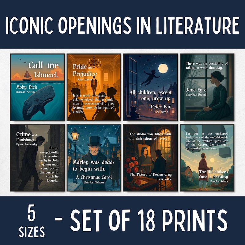Literature Poster - Etsy