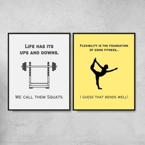 Set of 8 Funny Physical Education Puns and Memes Printable Posters, PE ...