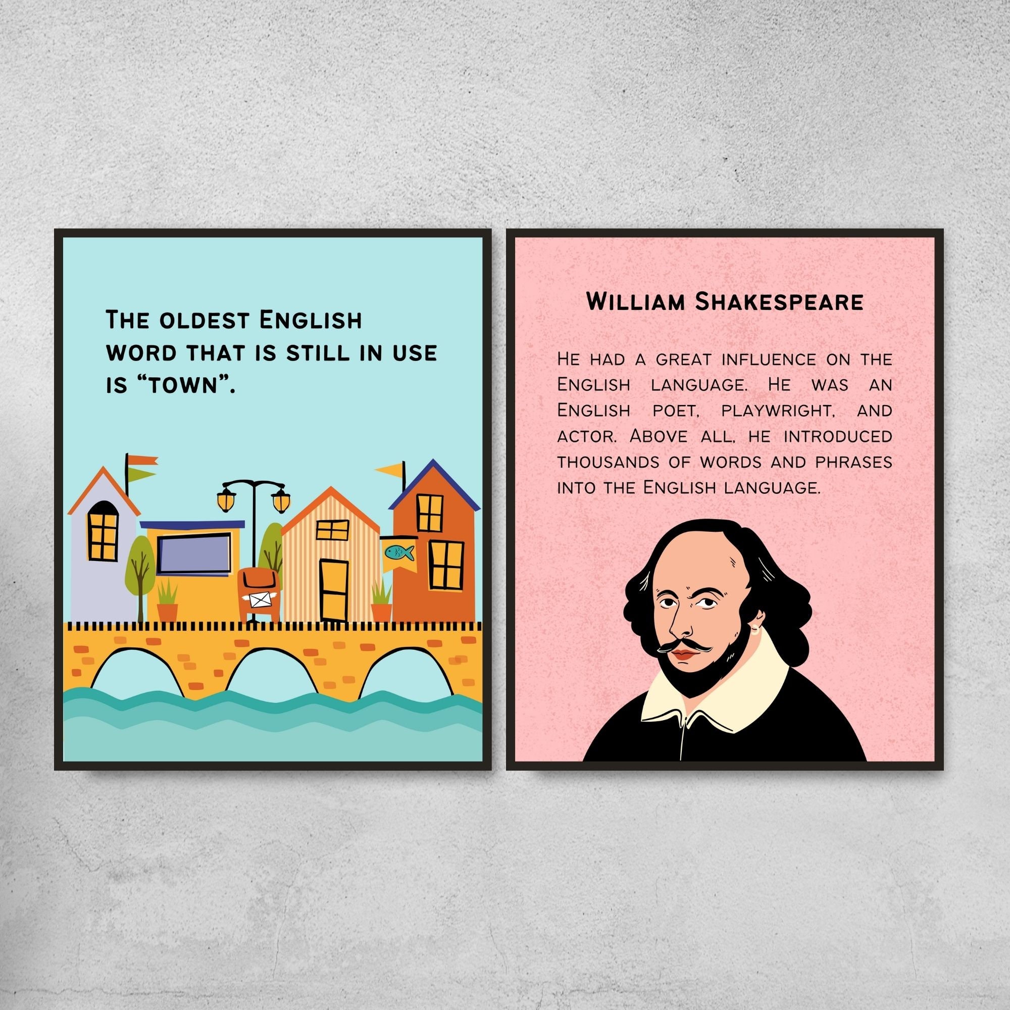 10 English Fun Facts Posters Printable for Classroom and - Etsy Australia