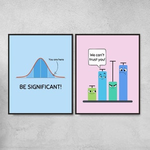 Funny Statistics Posters for Math Classroom Decor, Middle School & High ...