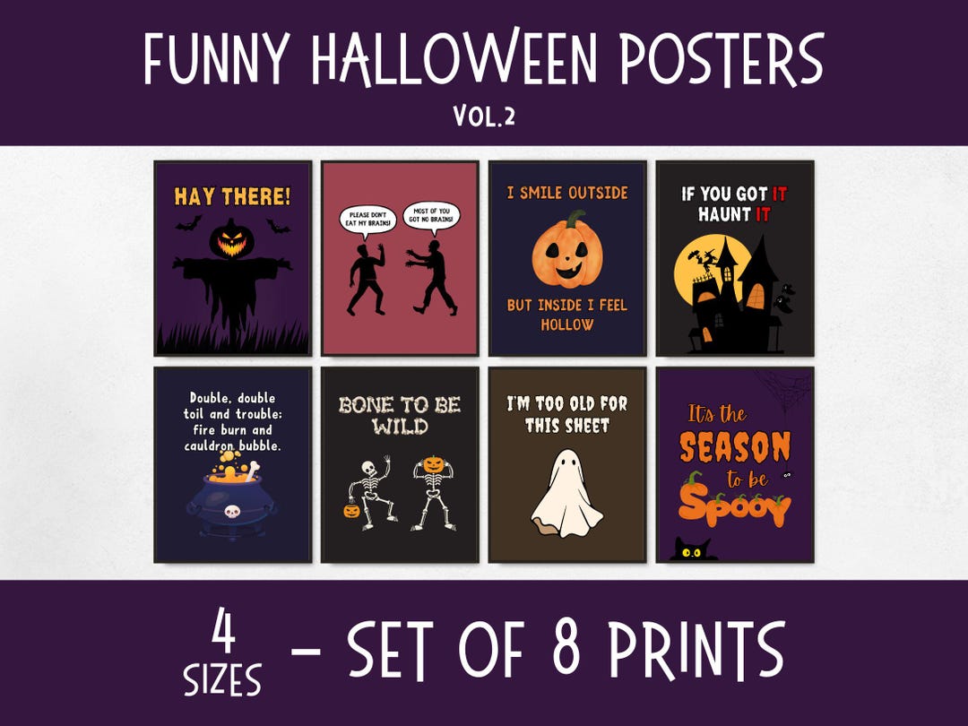 Funny Halloween Classroom Decor, Halloween Home School Printable ...