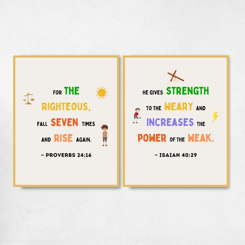 Bible Verse Posters for Classroom Decor, Religious Classroom Posters ...