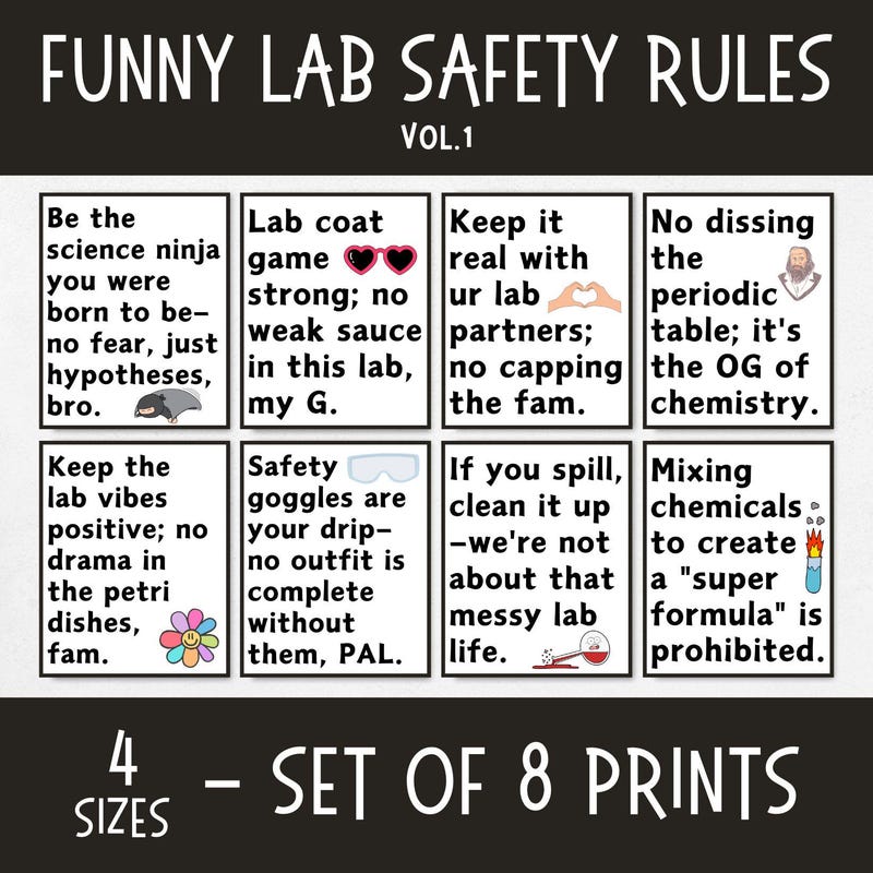 Funny Safety Posters - Etsy