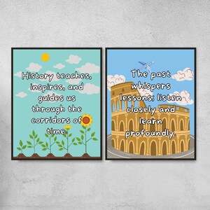 History Quotes Posters & Flashcards, World History Classroom Posters ...