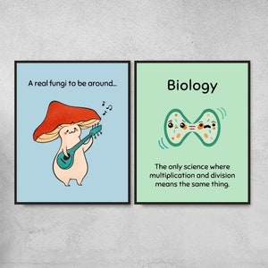 Funny Biology Posters for Biology Classroom Decor, Popular Science ...