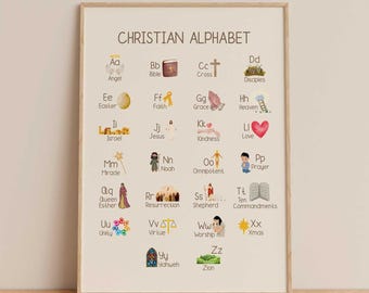 The Armor of God Poster for Kids, Preschool Classroom Decor, Christian ...