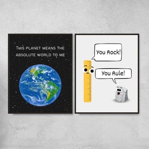 Set of 8 Funny Geography Classroom Printable Posters; Geography ...