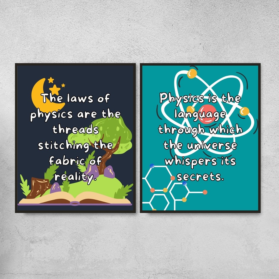 Quotes for Physics Classroom Decor, Popular Science Posters for Kids ...