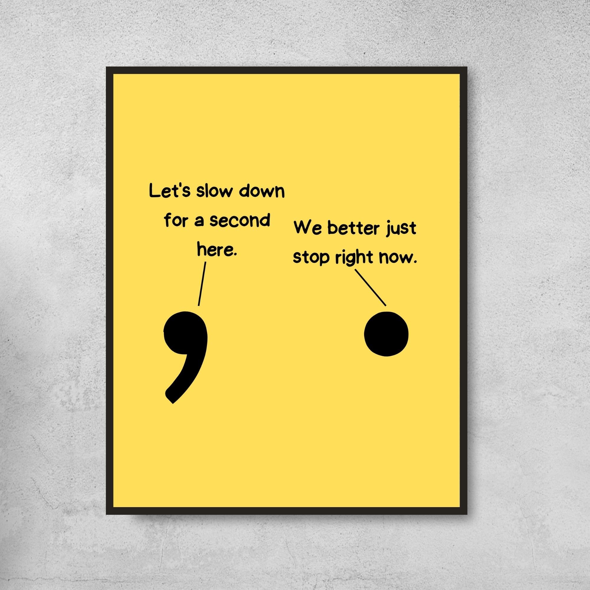 Set of 8 Funny English Classroom Posters Printable Grammar - Etsy