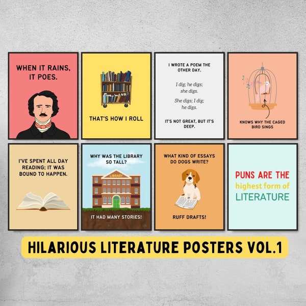 Literature Posters - Etsy