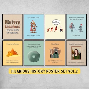 High School History Classroom Decor Middle School Posters - Etsy