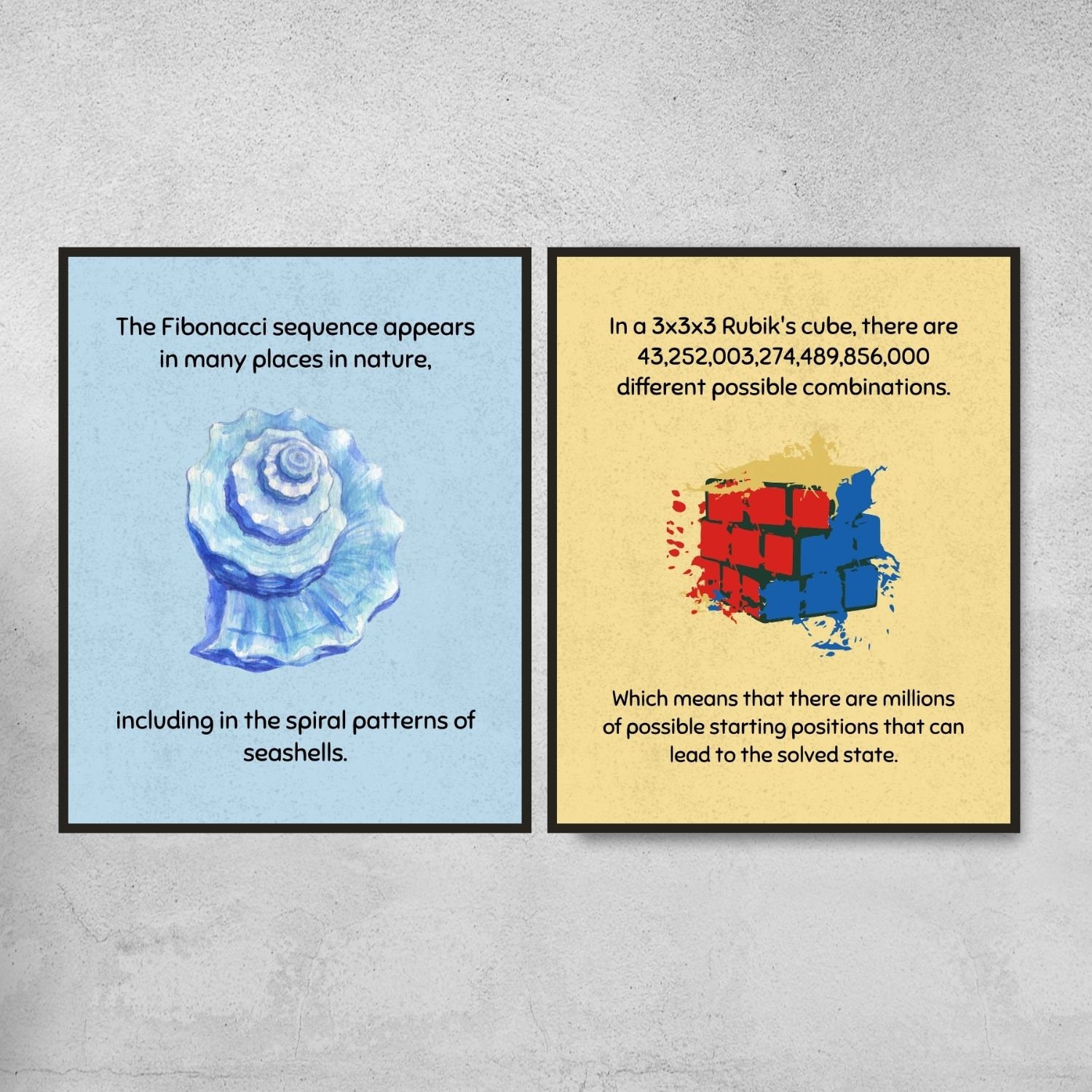 Math Fun Facts Classroom Posters, Homeschool Math Decor, Middle School ...