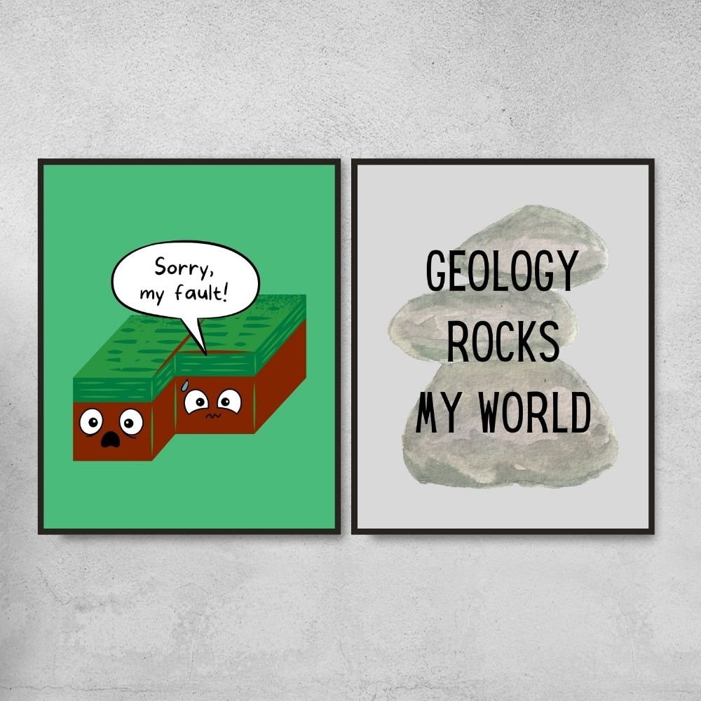 Buy Funny Geology Classroom Posters, Stem Classroom Decor, Earth ...