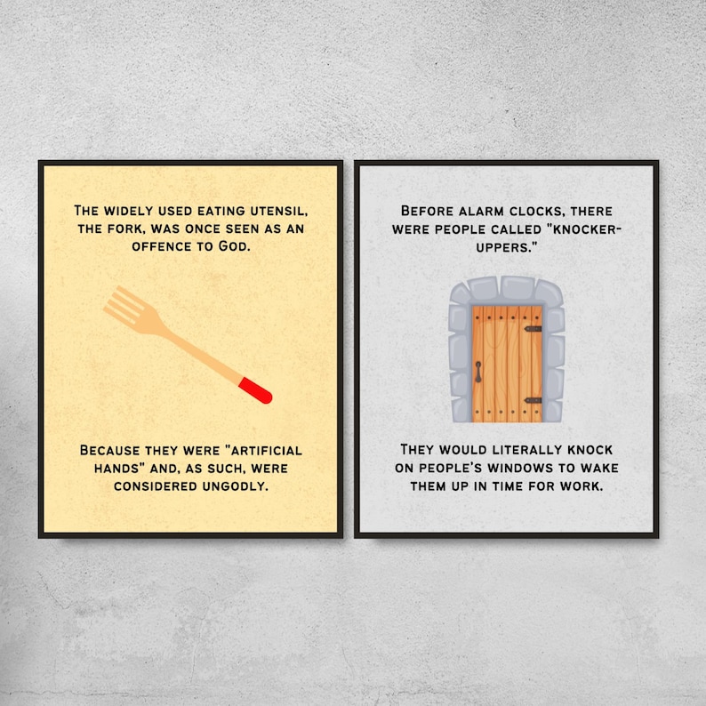 History Fun Facts Posters for History Classroom Decor, Homeschool ...