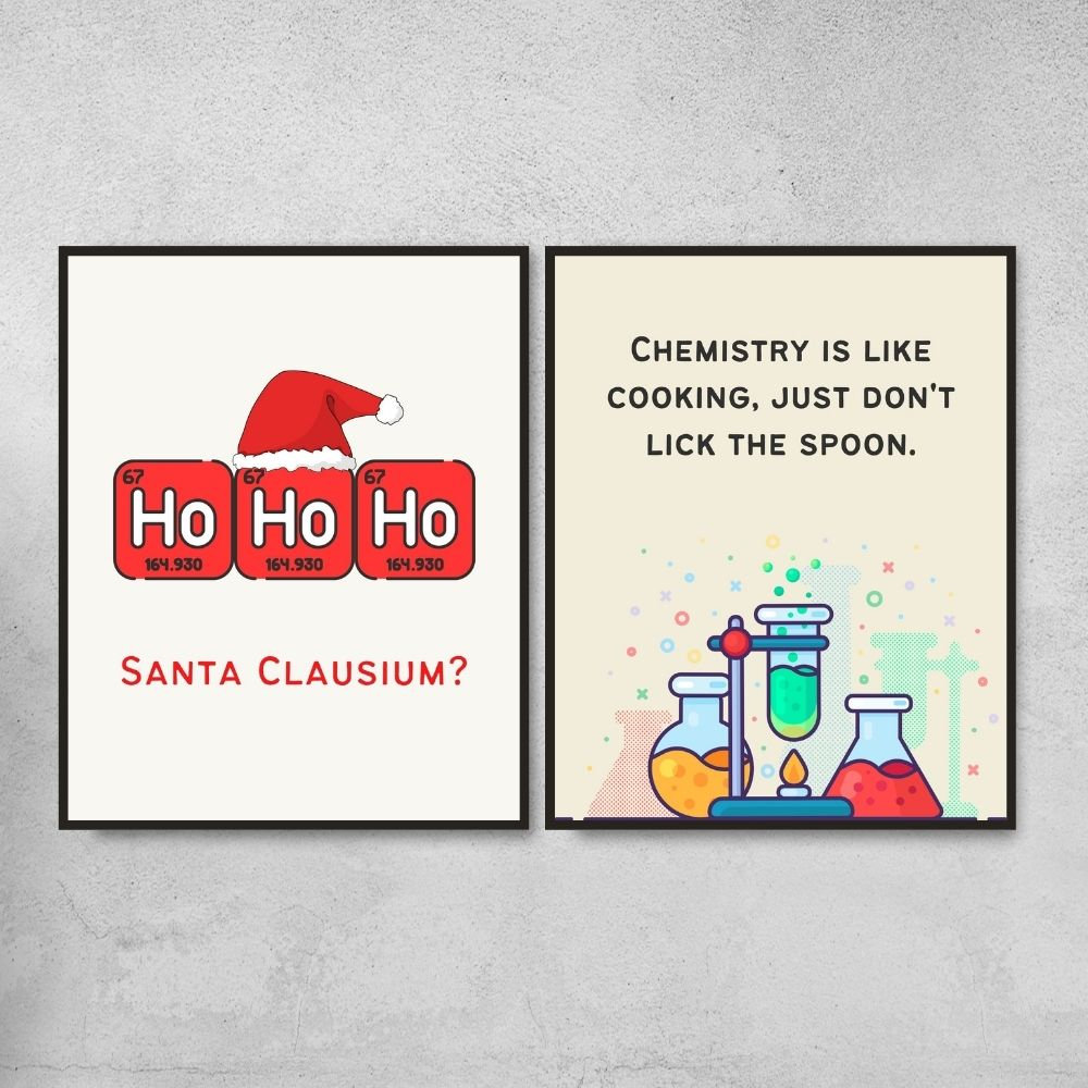 Chemistry Set of 8 Funny Printable Posters for Science Classroom Decor ...