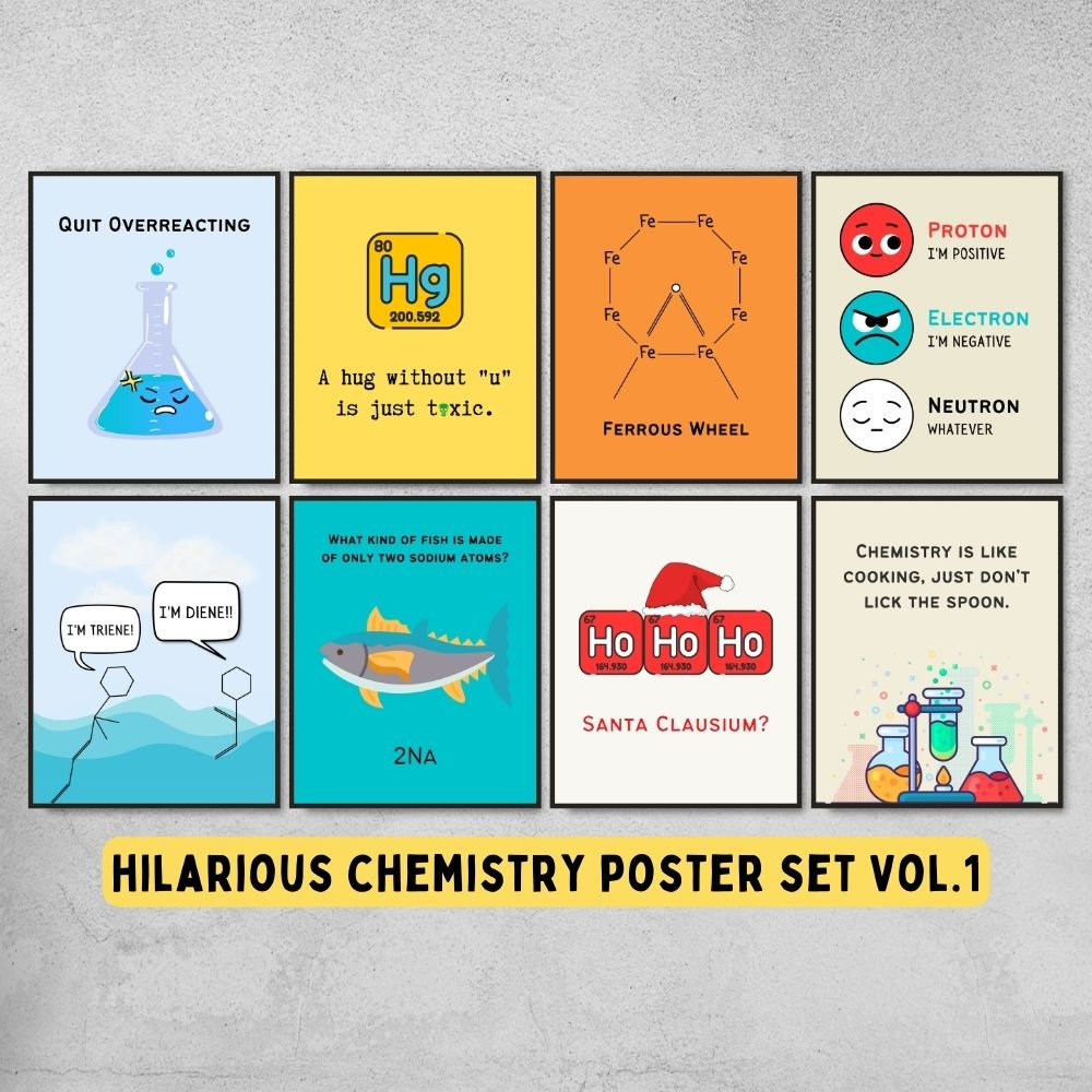 Ultimate Chemistry Bundle Printable Posters for Science Classroom Decor ...