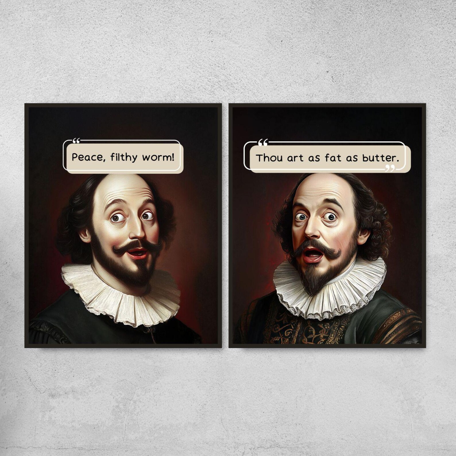 Funny Shakespeare Insults Posters for English Classroom Decor, Language ...