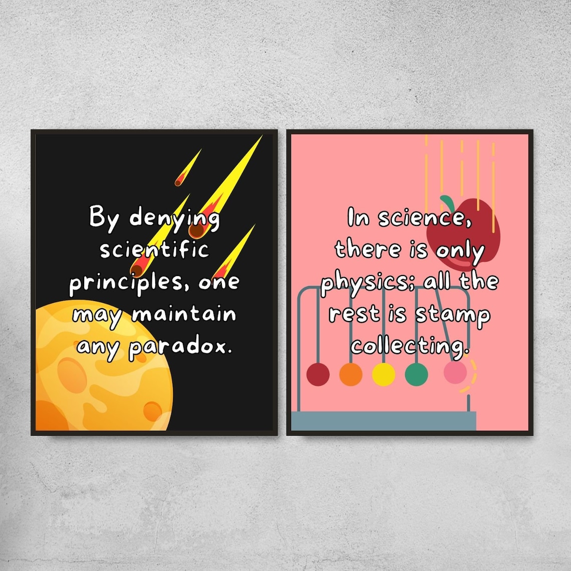 Quotes for Physics Classroom Decor, Popular Science Posters for Kids ...