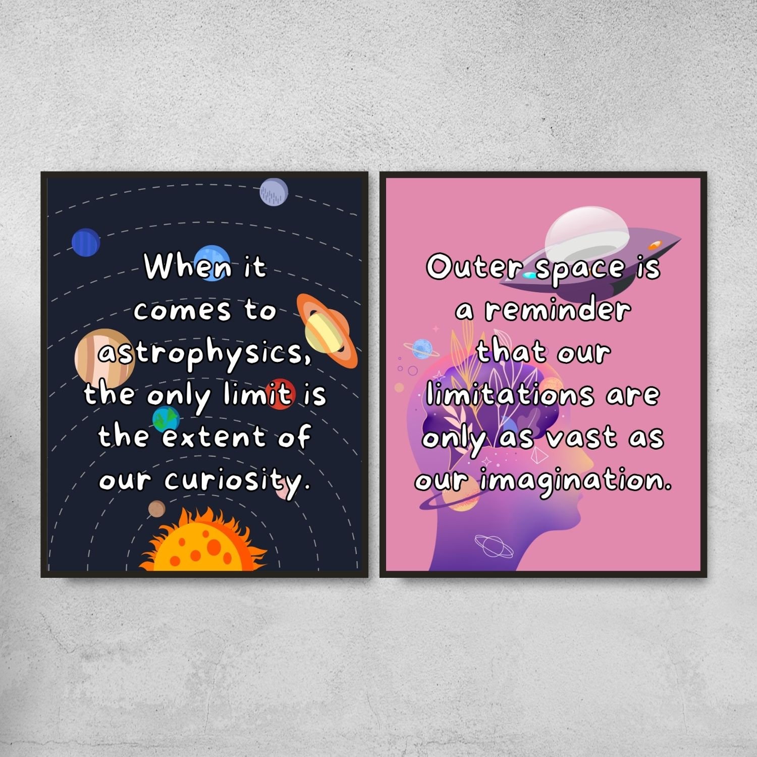 Quotes on Astrophysics for Science Classroom Decor, Outer Space Party ...