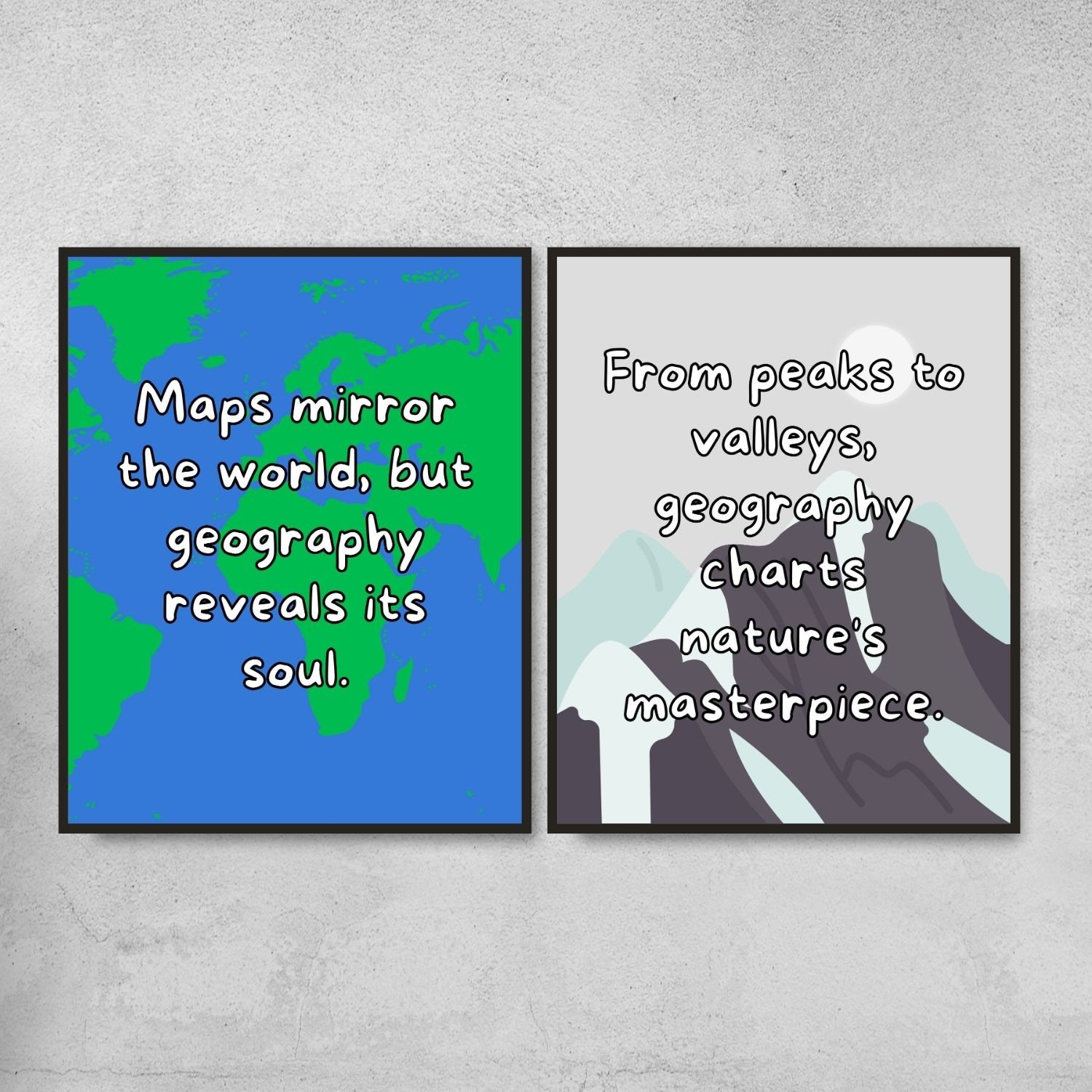 Geography Quotes for Classroom Decor, Social Studies Bulletin Board ...