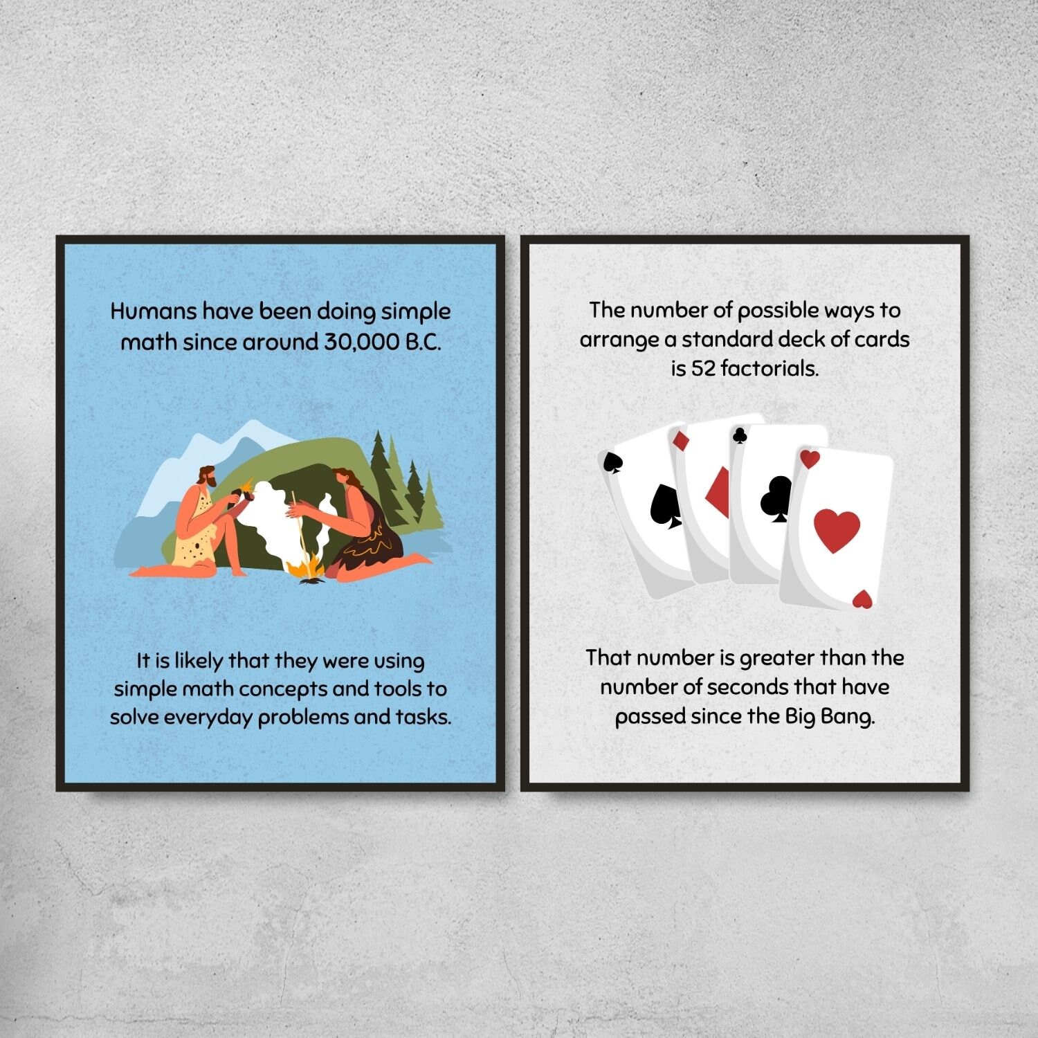 Math Fun Facts Classroom Posters, Homeschool Math Decor, Middle School ...