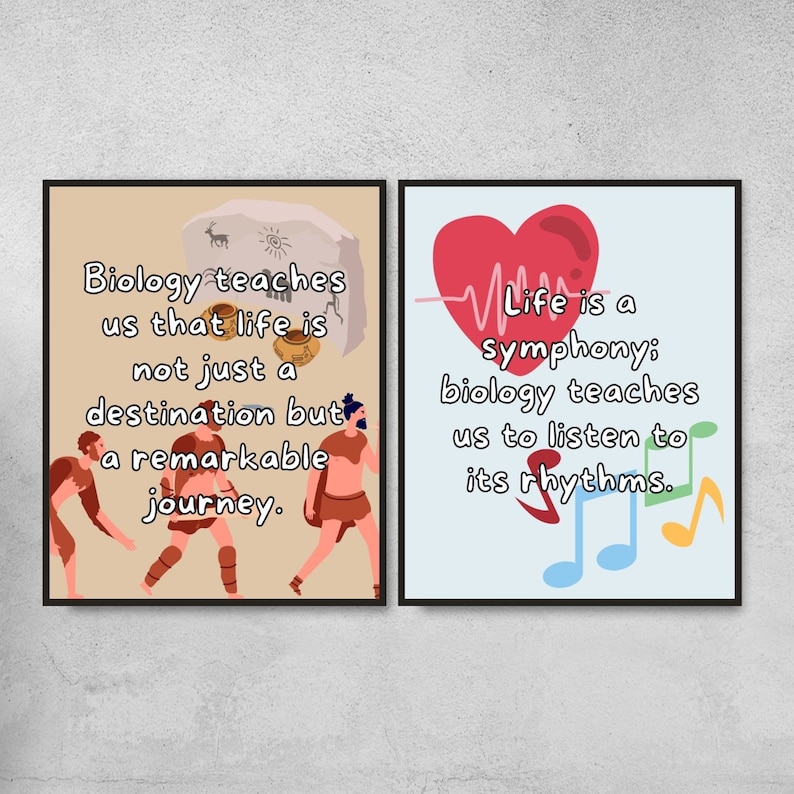 Quotes for Biology Classroom Decor, Biology Wall Decor for Laboratory ...