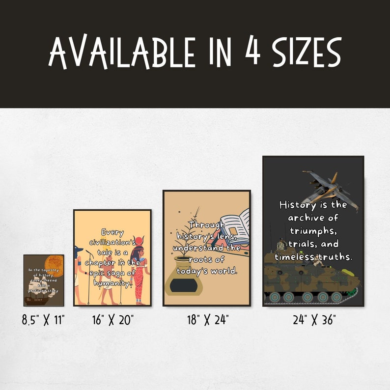 Quotes for History Classroom Decor, Social Studies Classroom Posters ...