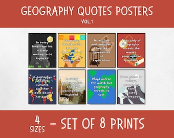 Volcanoes Posters Earth Science Classroom Decor Volcanic Landforms - Etsy