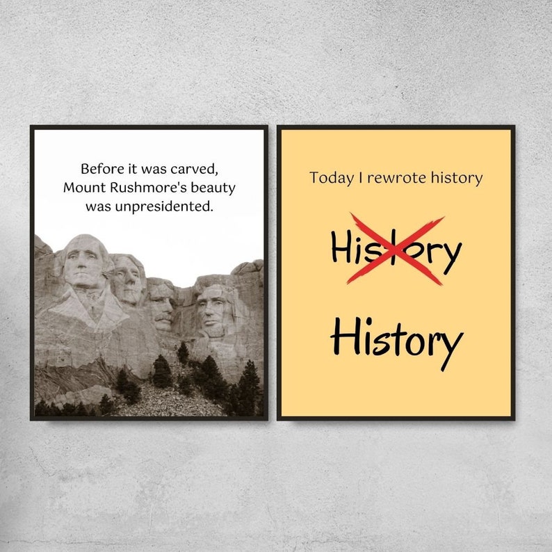 Funny World History Classroom Posters, Social Studies Decor, High ...