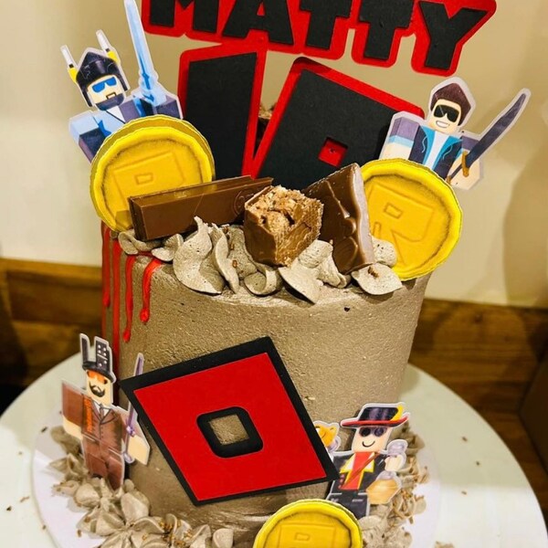 Roblox Cake Topper - Etsy UK