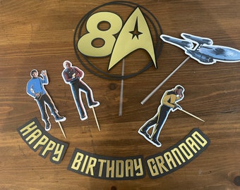 Star Trek Cake Topper - Etsy