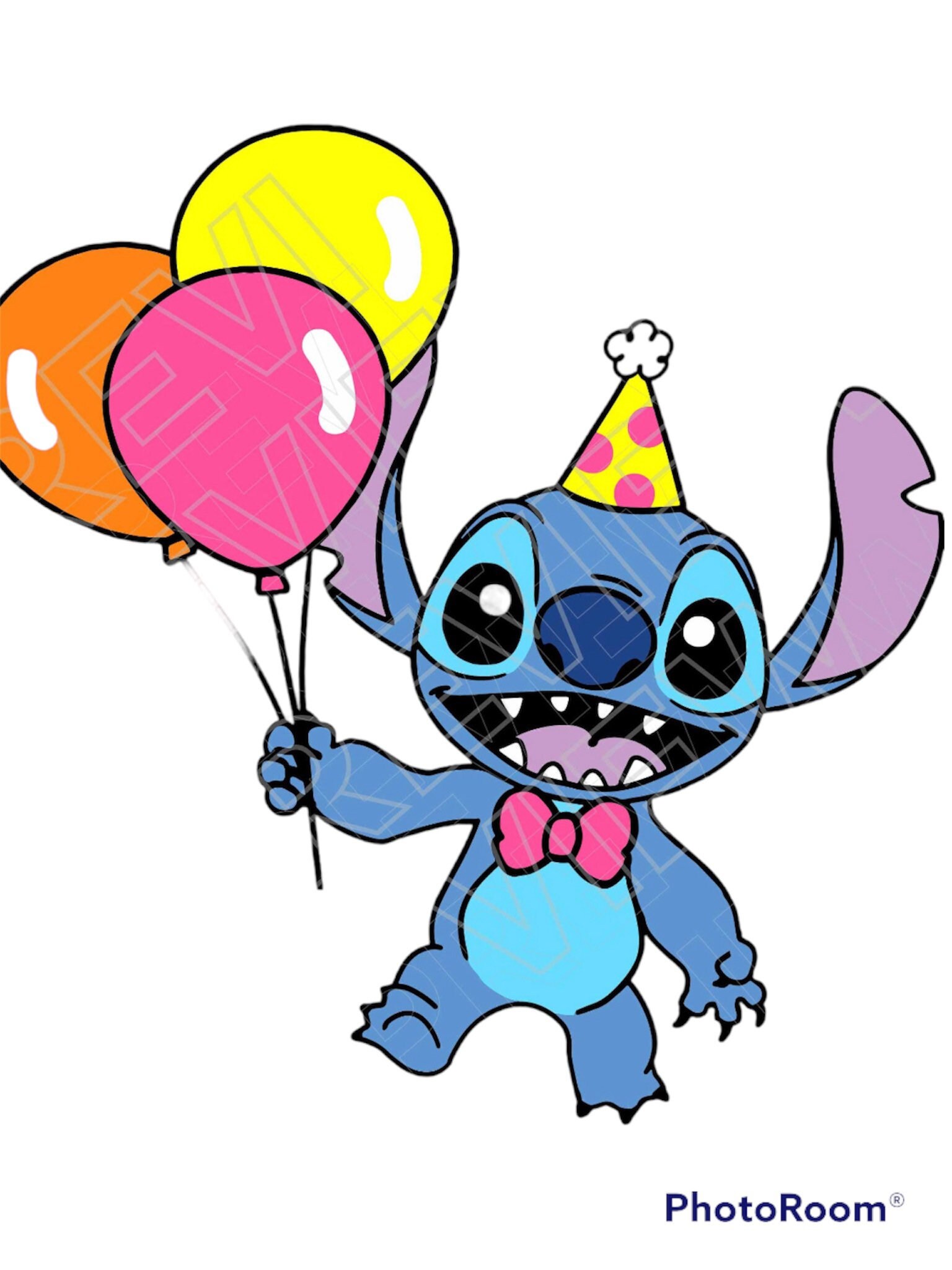 Stitch Birthday Cake Topper With Name Charm Personalised - Etsy