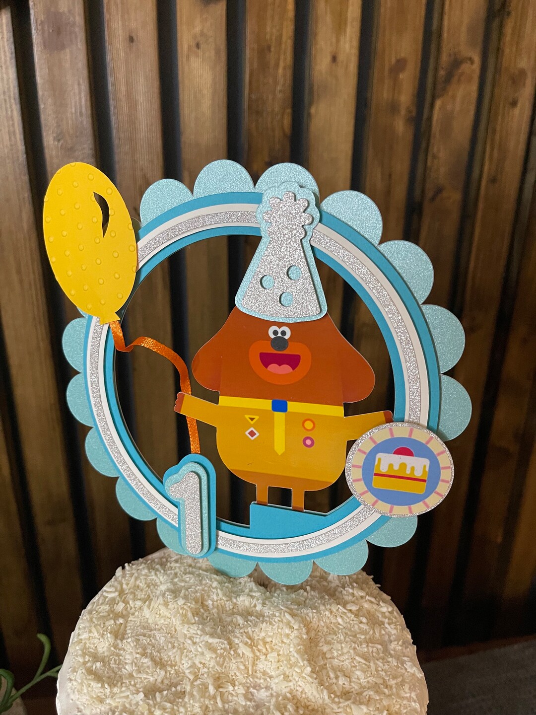 Duggee Dog Age Cake Topper - Etsy