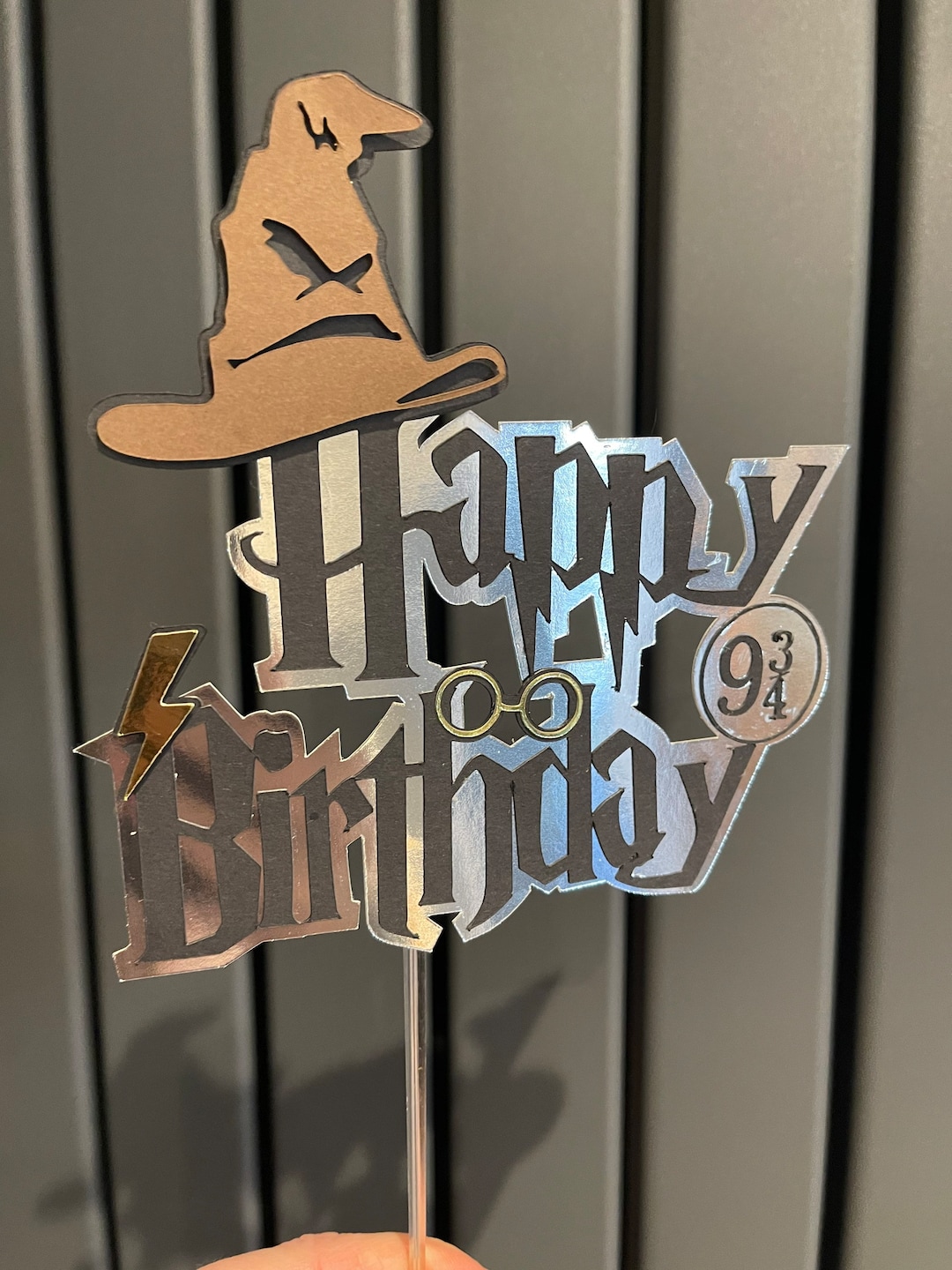Harry Potter Layered Cake Topper - Etsy