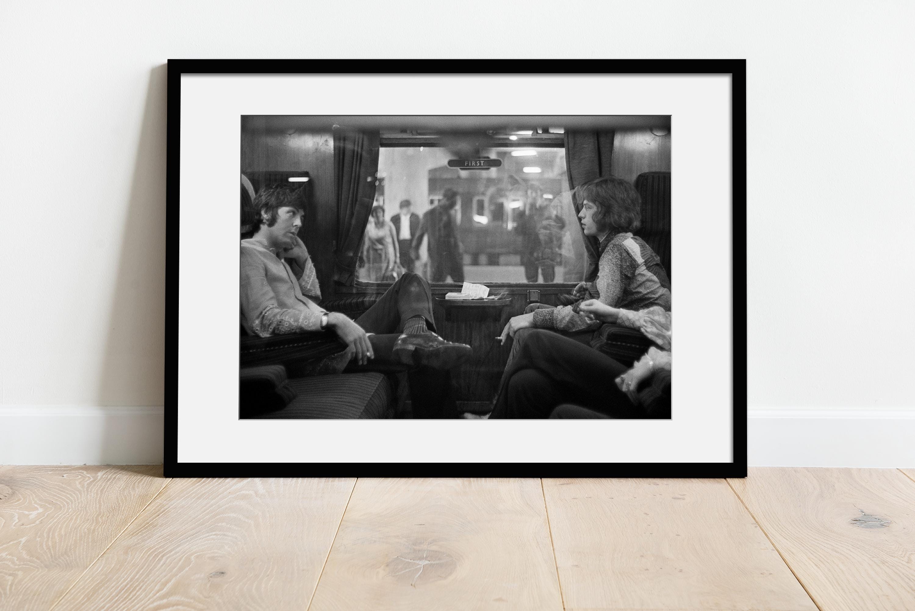Fine Art Photo of Mick Jagger and Paul Mccartney From the Rolling ...