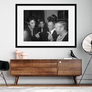 Fine Art Photo of Elvis, Frank Sinatra, Fred Astaire Framed Print With ...