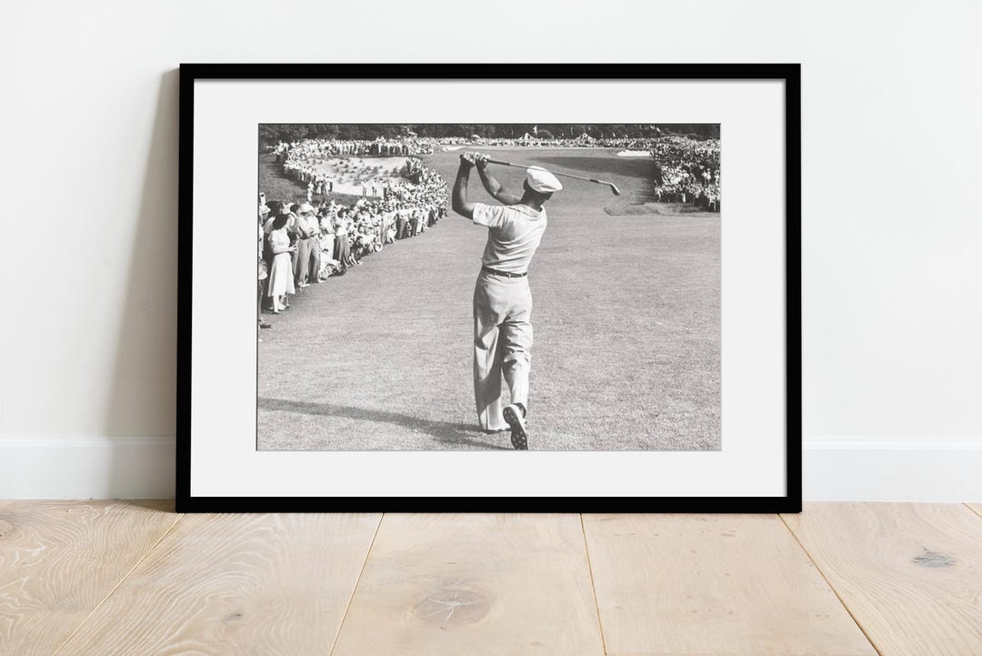 Fine Art Photo of Ben Hogan Famous Iron Golf Shot | Ben Hogan Print ...