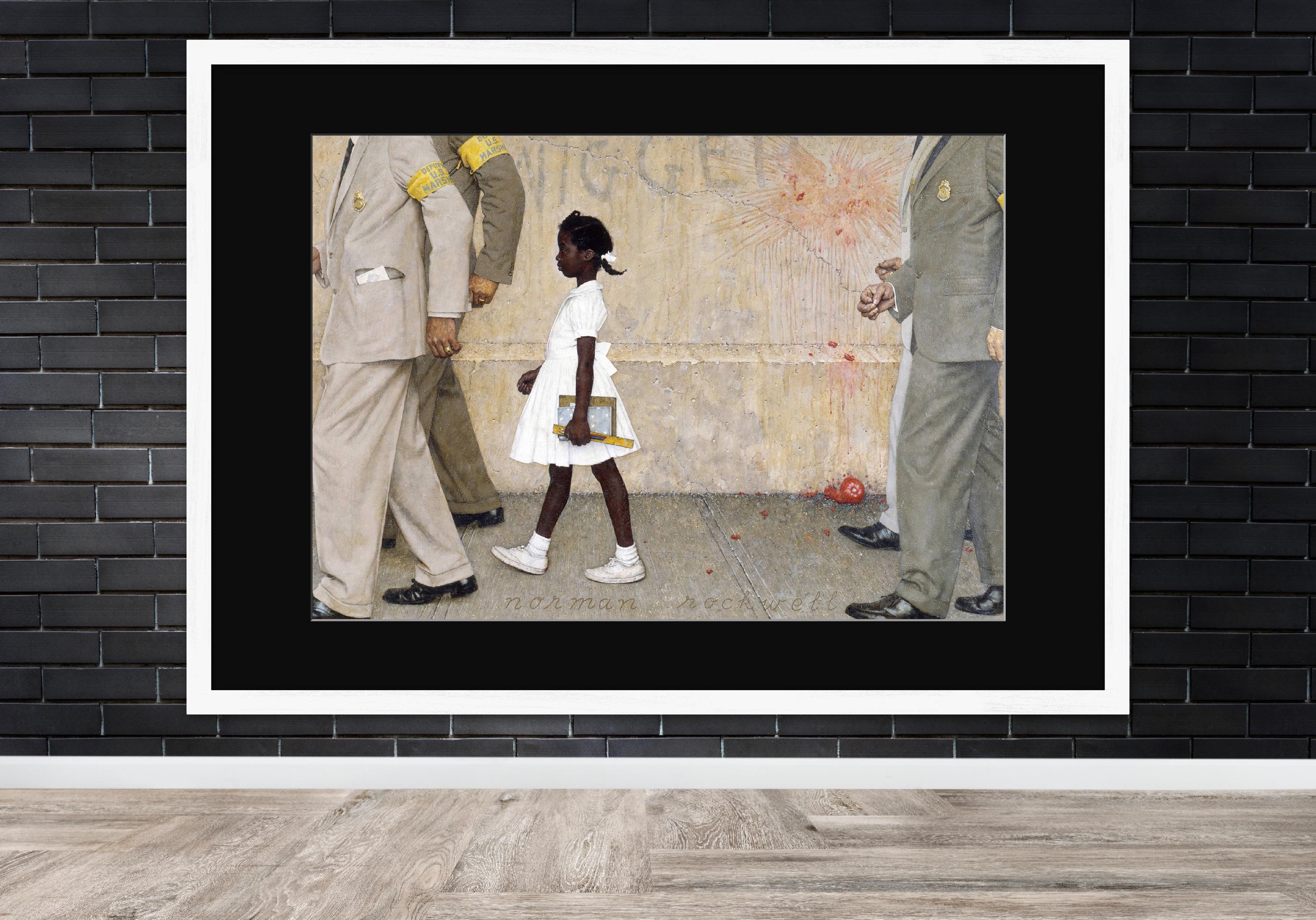 Rockwell Painting of Ruby Bridges Fine Art Photo | Mounted & Framed ...