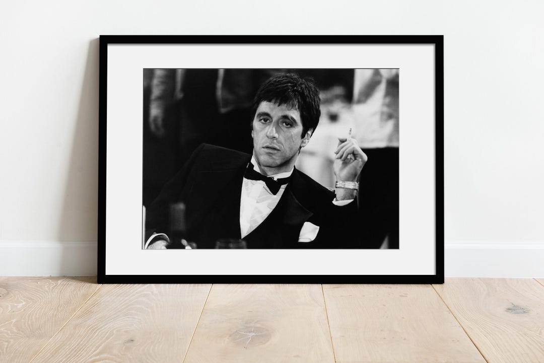 Fine Art Photo of Al Pacino - Scarface Print - Al Pacino - Framed Print ...