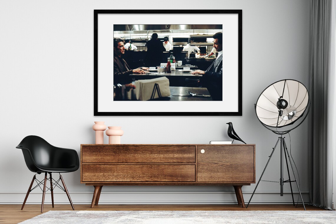 Heat Restaurant Scene Print Heat Al Pacino Robert De Niro - Etsy