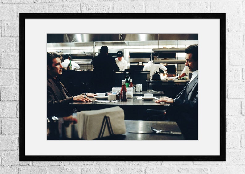 Heat Restaurant Scene Print Heat Al Pacino Robert De Niro - Etsy