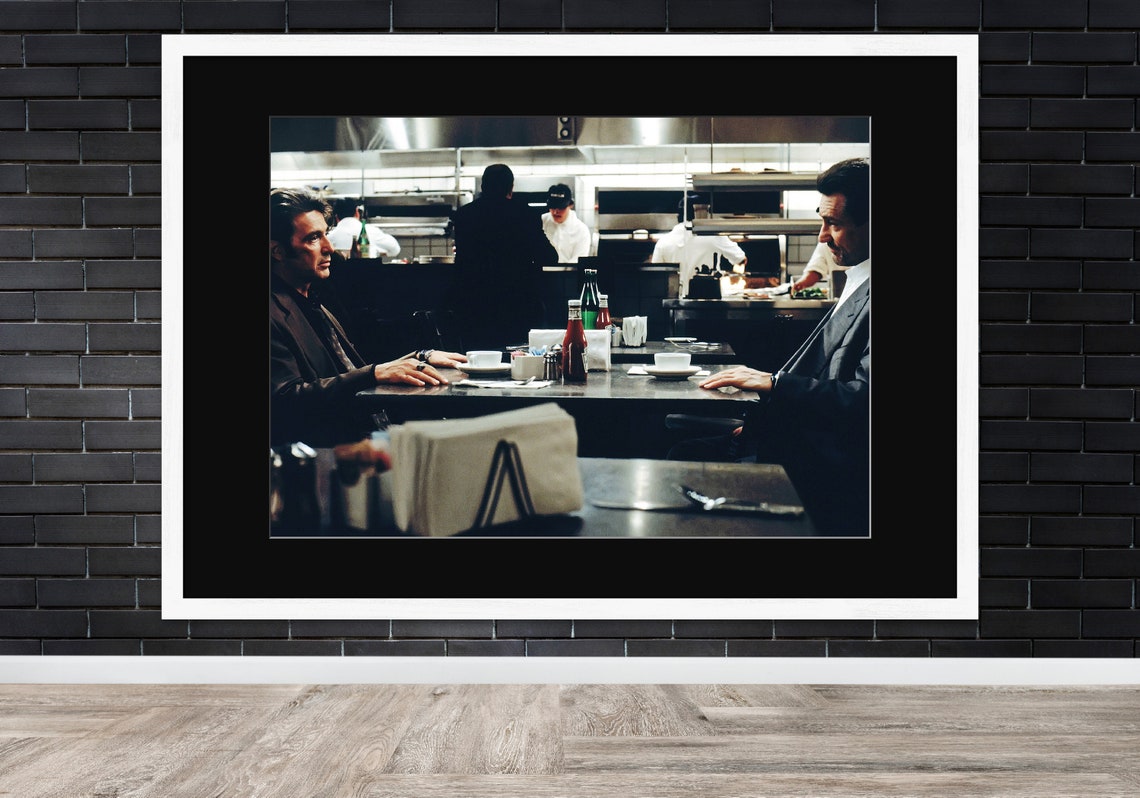 Heat Restaurant Scene Print Heat Al Pacino Robert De Niro - Etsy