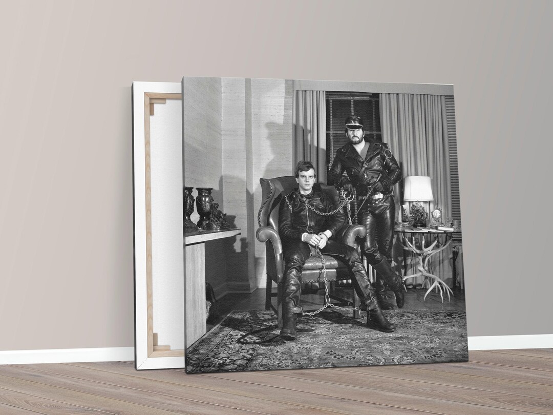 Fine Art Canva of Brian Ridley and Lyle Heeter by Robert Mapplethorpe ...