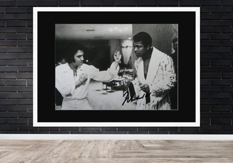 Elvis Presley With Muhammad Ali Fine Art Photo | Muhammad Ali and Elvis ...