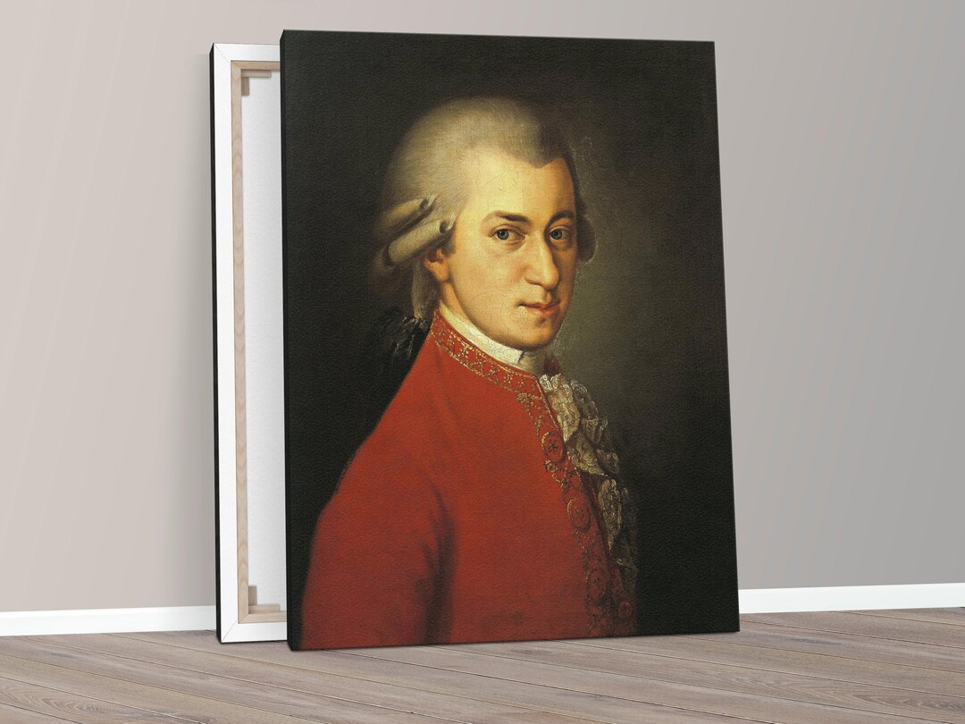 Canva de bellas artes de Wolfgang Amadeus Mozart / Canva de Mozart ...