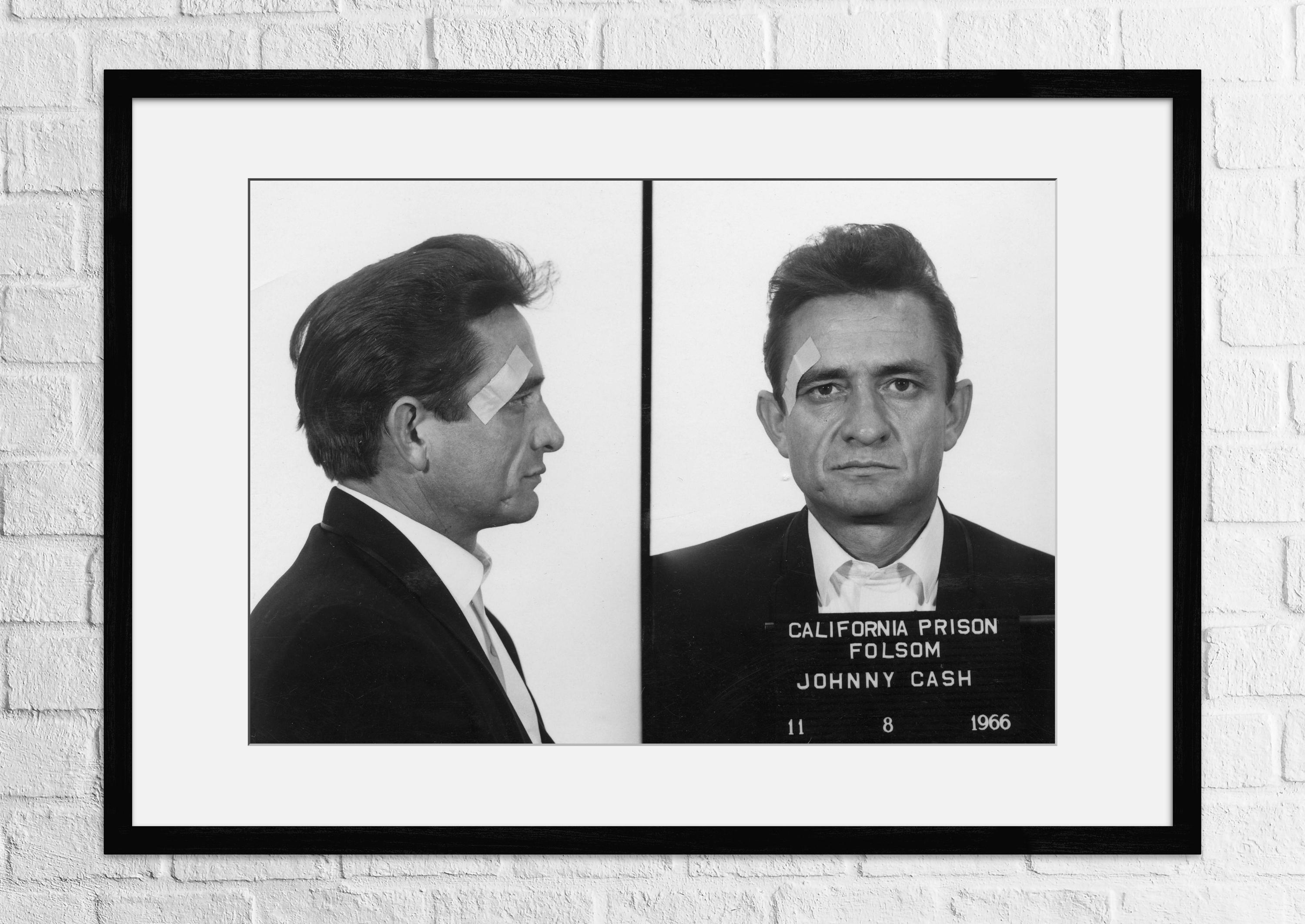 Mugshot of Johnny Cash | Celebrities Mugshots | Fine Art Gallery Frame ...